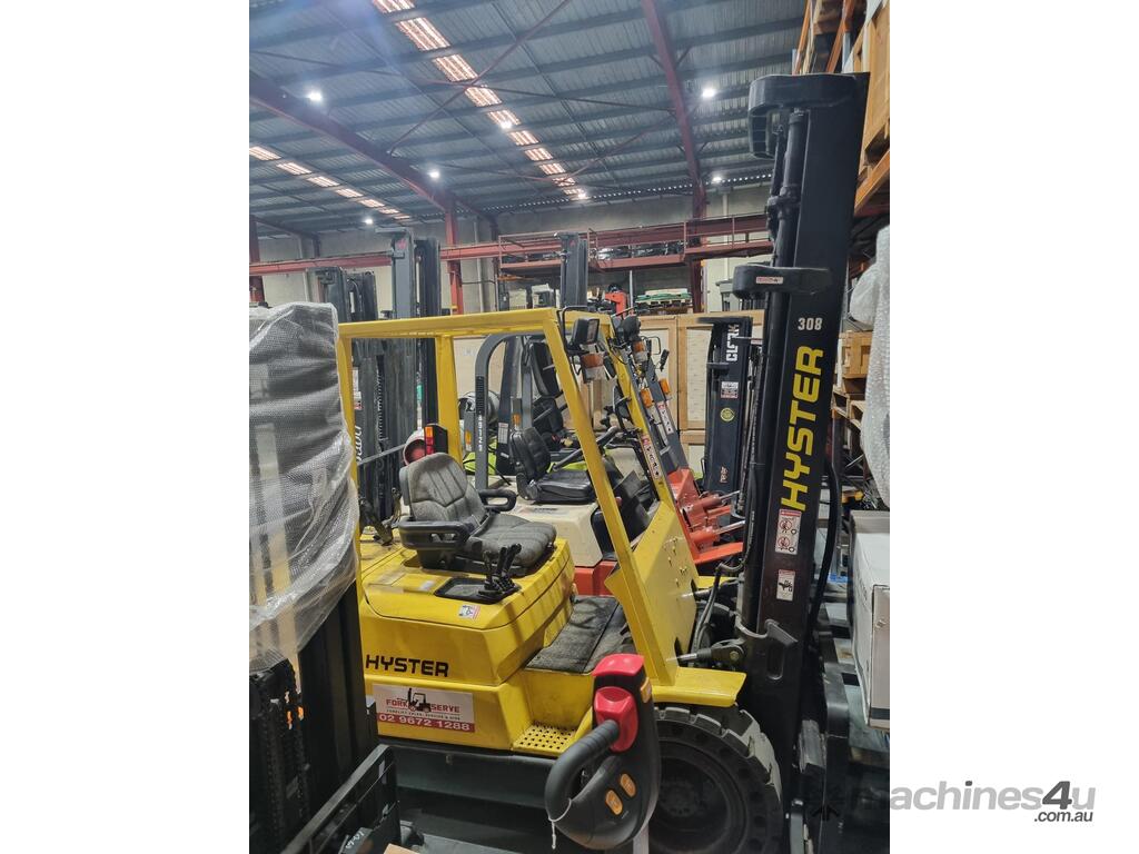 Used 1994 hyster 2 5T 3-Stage mast to 6 3m LPG Counterbalance Forklift ...