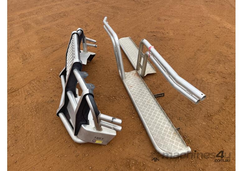 Used tuff Aluminum 79 Series TUFF Bull Bar Rails Steps (1112128 ...