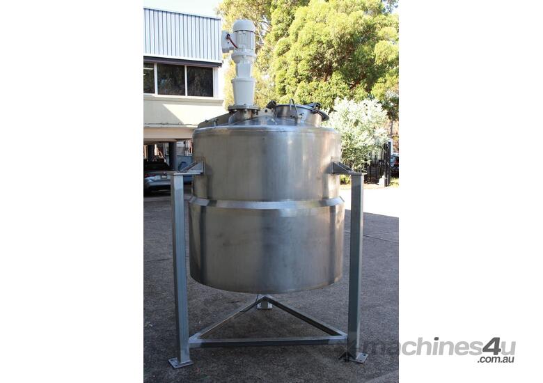 used sepak Stainless Steel Dimple Jacketed Mixing Tank Heating Tank in ...