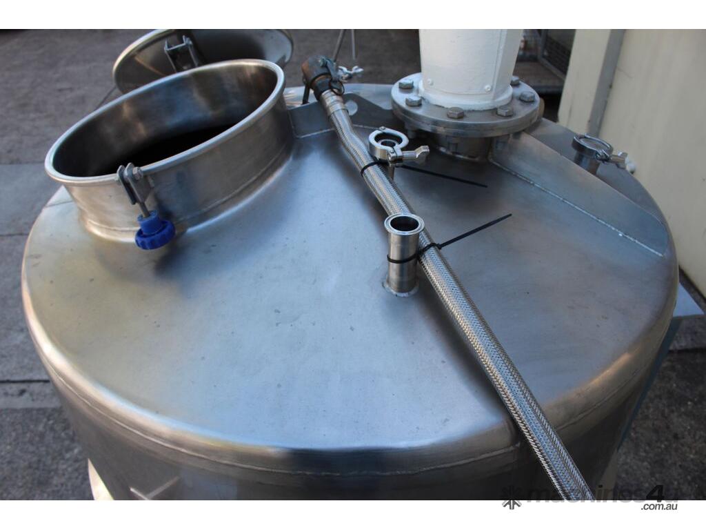 used sepak Stainless Steel Dimple Jacketed Mixing Tank Heating Tank in ...