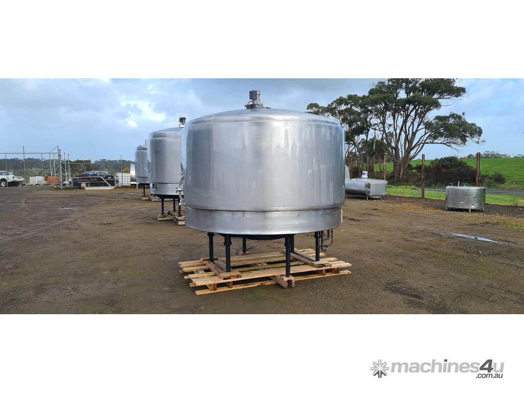 Used Not Specified Unknown 6000lt STAINLESS STEEL TANK MILK VAT ...