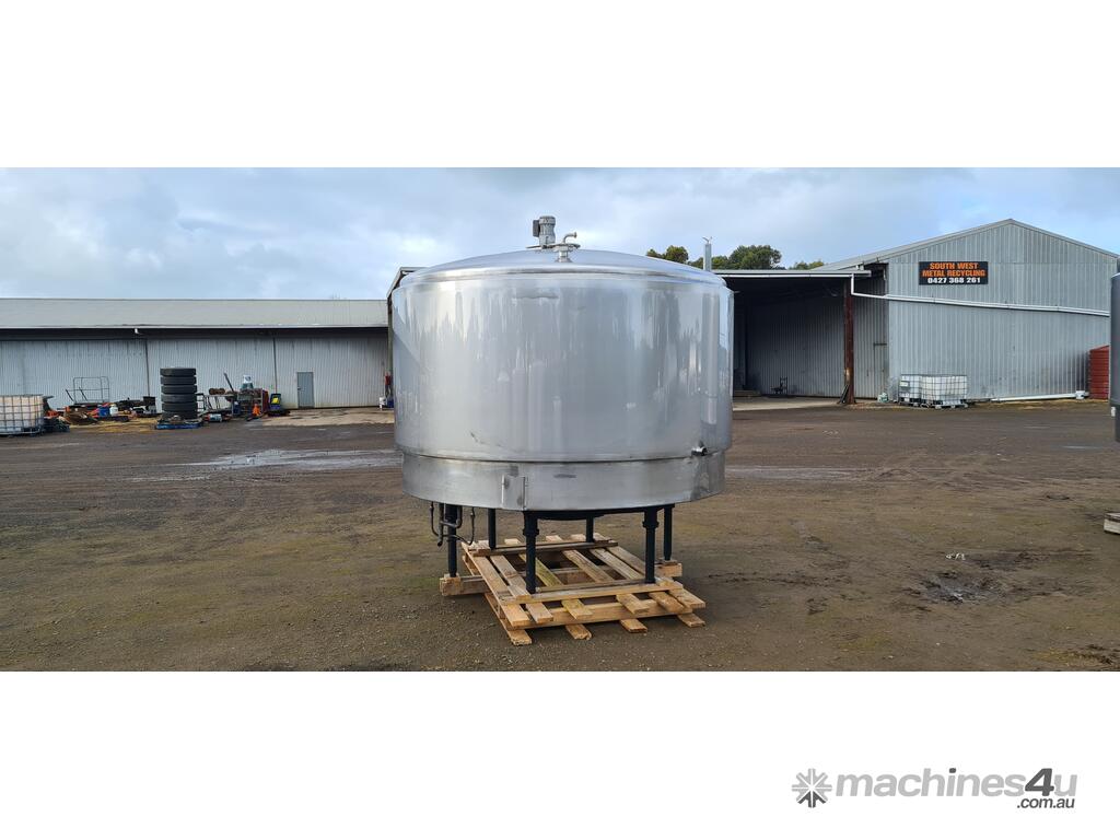 Used Not Specified Unknown 6000lt STAINLESS STEEL TANK MILK VAT ...