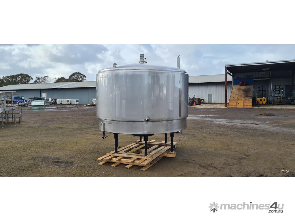 Used Not Specified Unknown 6000lt STAINLESS STEEL TANK MILK VAT ...