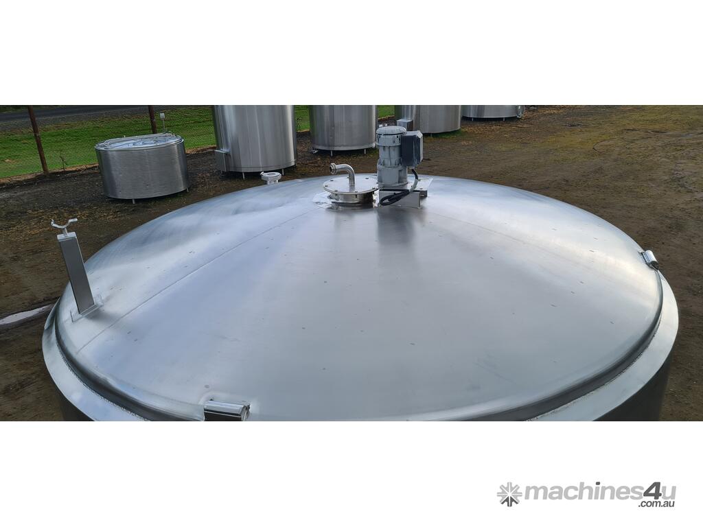 Used Not Specified Unknown 6000lt STAINLESS STEEL TANK MILK VAT ...