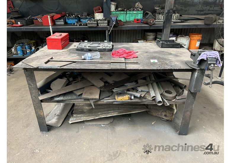Used Steel Workbench Including Contents Work Benches in , - Listed on ...