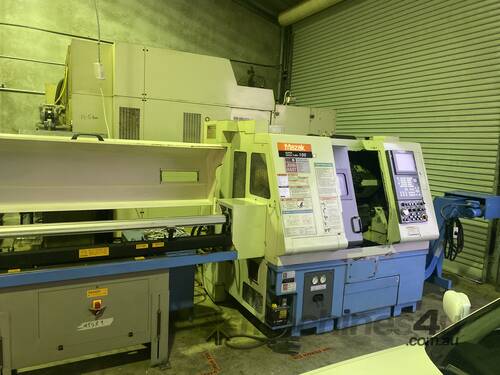 Used 2000 mazak Used Mazak CNC Lathe with Bartec Barfeeder CNC Lathe ...