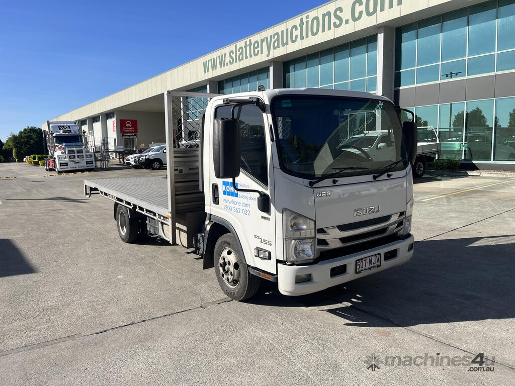 Buy Used Isuzu 2016 Isuzu NPR 55 155 4x2 Tray Truck with Crane Ex Lease Trucks (1121929 ...