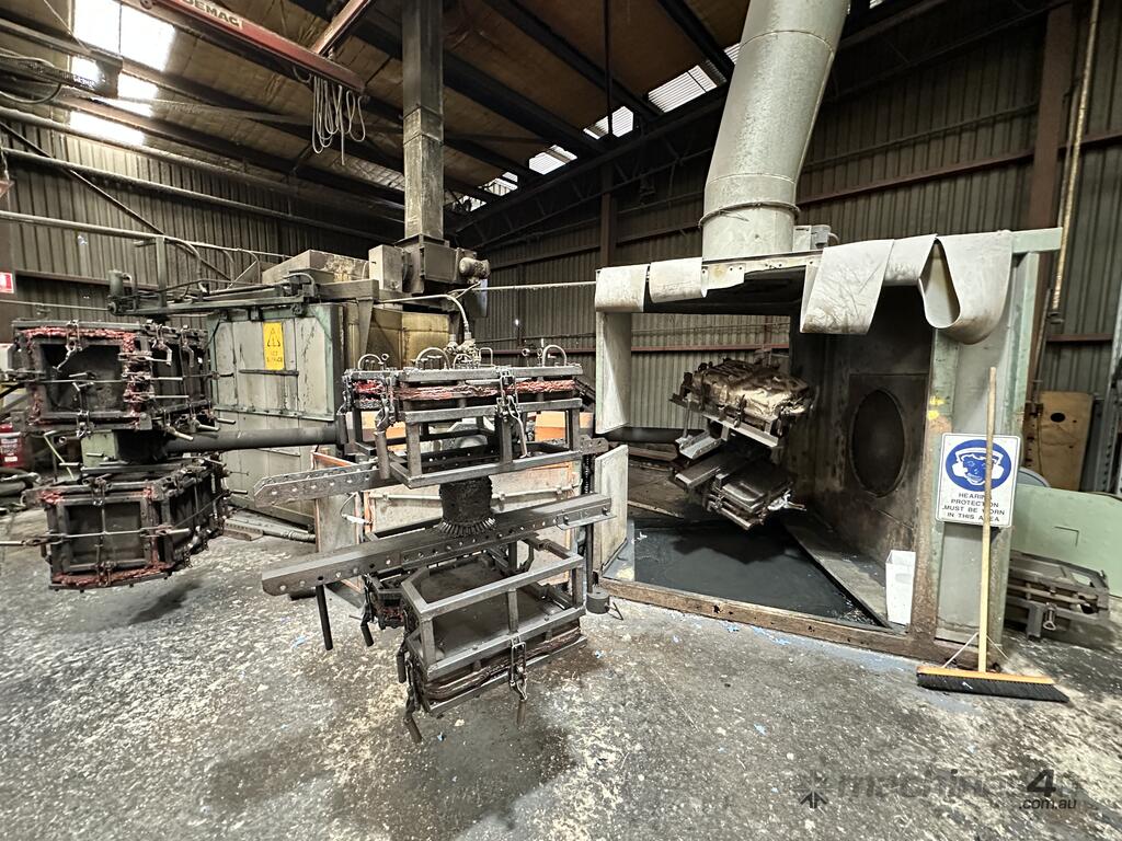 Used c1990 s Ferry Industries Rotospeed RS160 Rotational Moulding ...