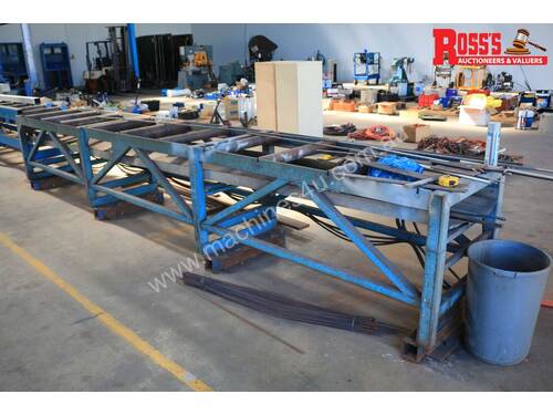 Used custom built Set of Feed Rollers Roller Stands in , - Listed on ...