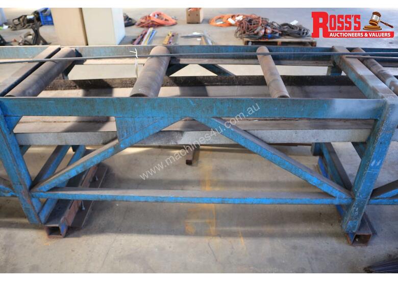 Used custom built Set of Feed Rollers Roller Stands in , - Listed on ...