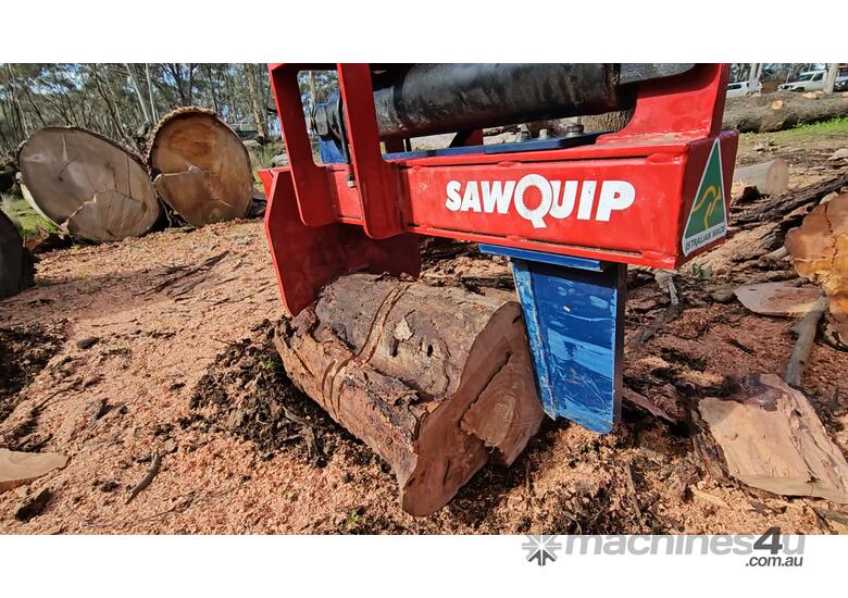 New SAWQUIP SplitEx Excavator Log Splitter Attachment 5 6T Supplied with Hitch and Hoses Logging Machines in Listed on Machines4u