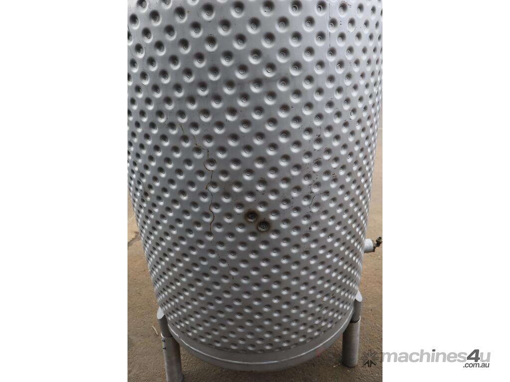 Used Stainless tank Stainless Steel Dimple Jacketed Tank - 600L ...