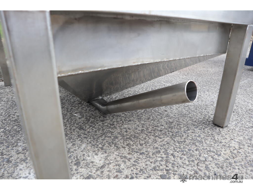 Used Stainless Steel Hopper Small Stainless Steel Hopper Stainless ...