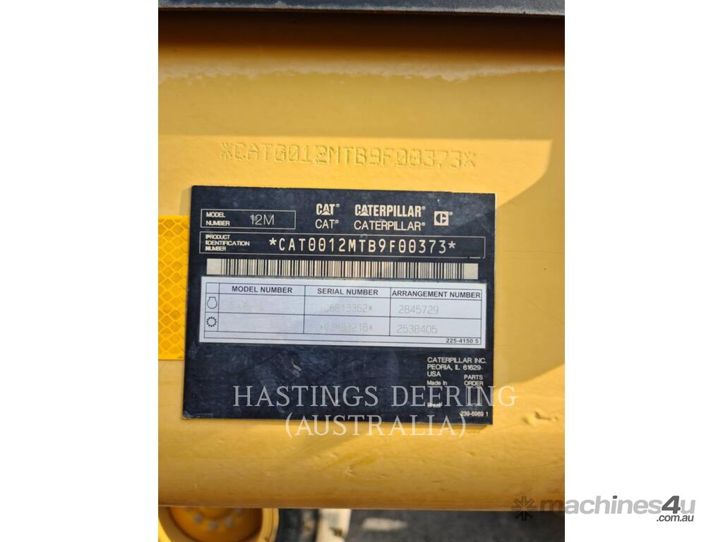 Used 2008 CAT 12M Grader in RICHLANDS, QLD