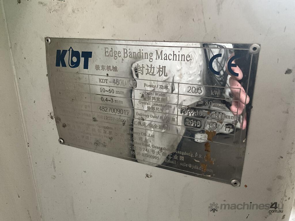 Used 1x KDT Edge Banding Machine - Model KDT-480DJS2 2010 (1198430)