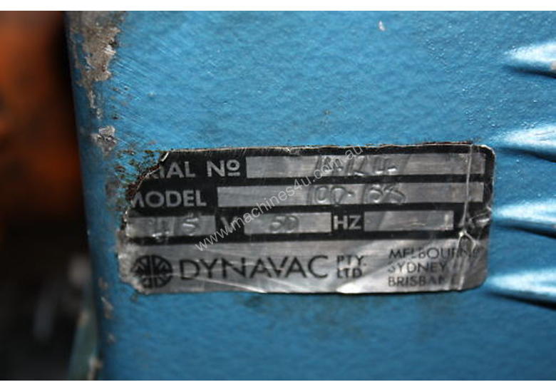 Used rietschle Busch Type 100 138 3 phase vacuum pump Rotary Vane ...