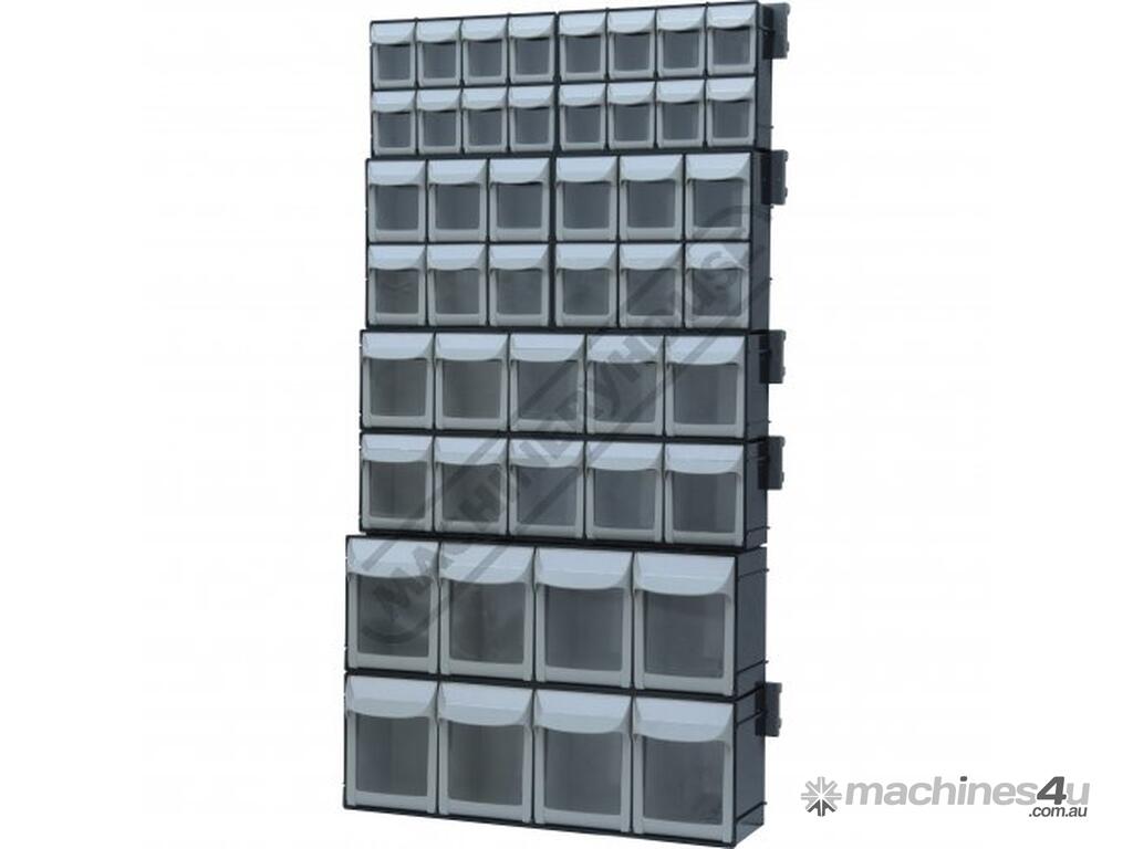 New Hafco BK-46MF Parts Storage Bin System 600 x 175 x 1150mm 46 x ...