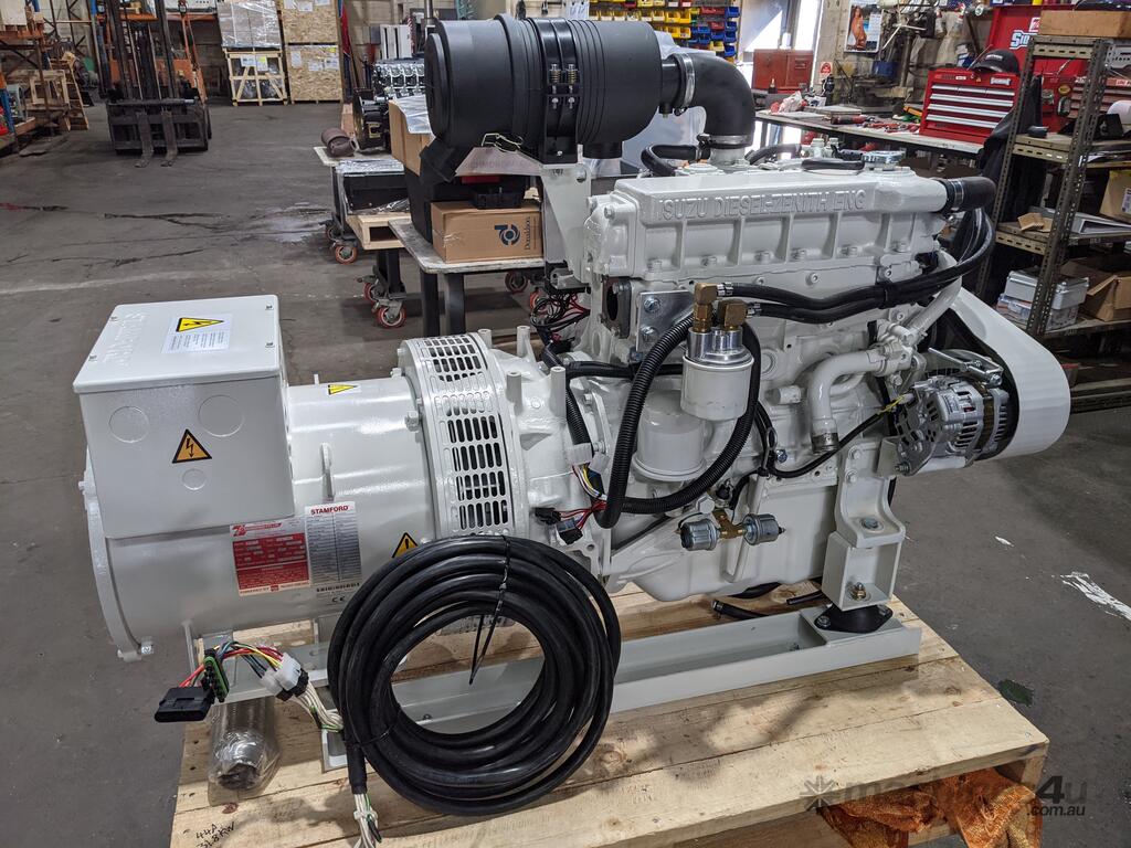 Buy New Zenith Engineering 30 KVA Marine Generator Set - 1 or 3 Phase ...