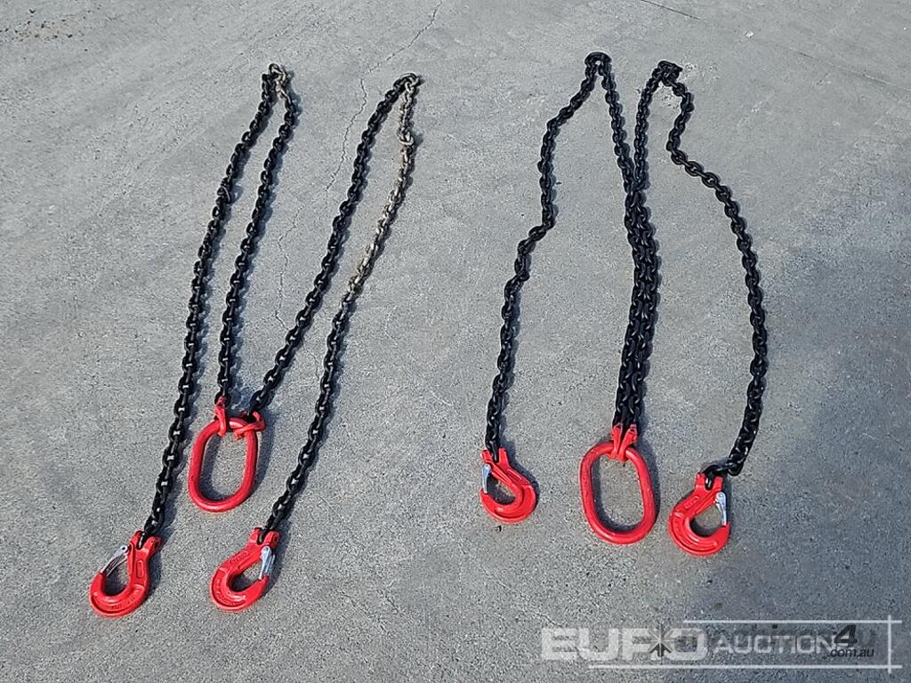 New vt Unused 10mm Double Legged Lifting Chains 2 of Carton Erector in ...