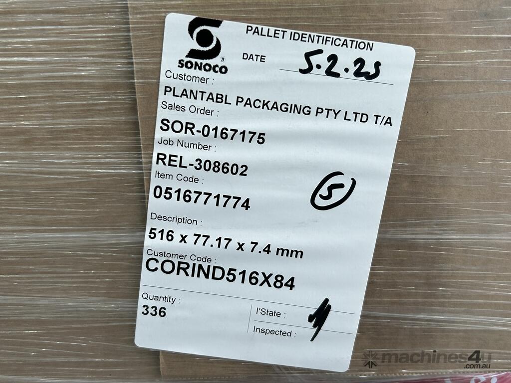 Used Approx 330x Shrink Wrap Cores (1192031)