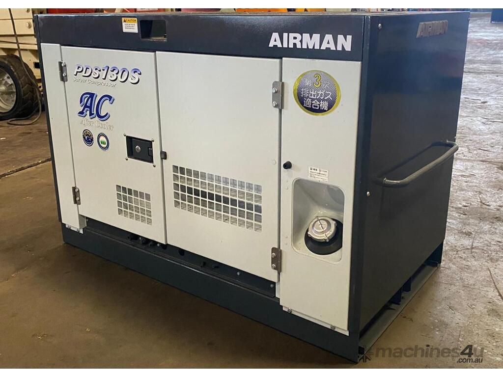 Used airman PDS130SC Screw Compressors (911231)