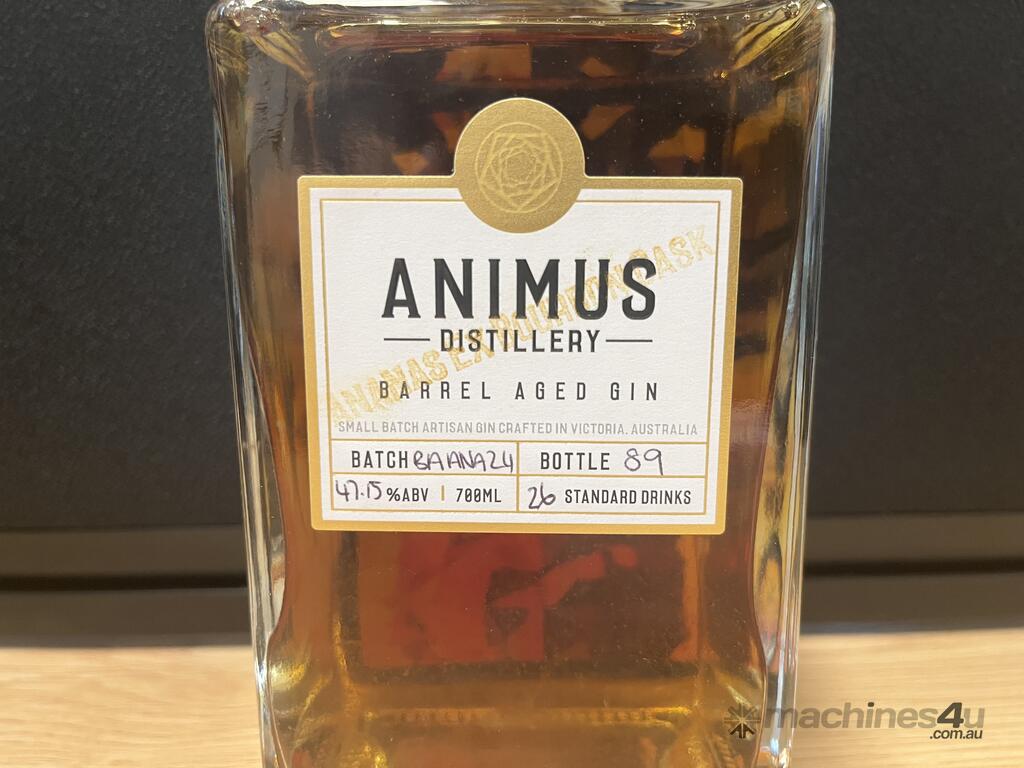 Used 1 x Case Animus Barrel Aged 700ml Gin Batch BA ANA24 (1088832 ...