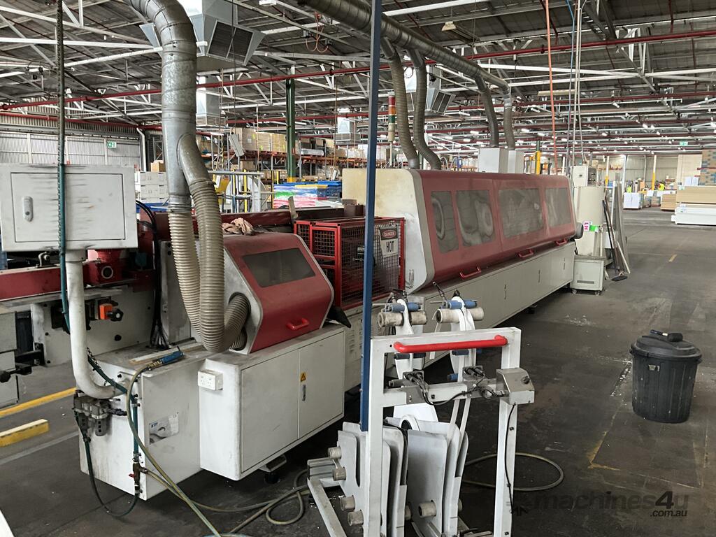 Used Complete Edge banding and packing production line (1198432)