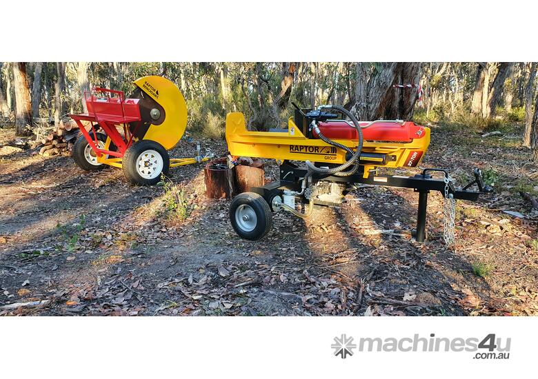 New RAPTOR BENCHSAWS RAPTOR COMBO B 36 MOTORISED BENCHSAW 37T LOG SPLITTER Firewood Processor in Listed on Machines4u