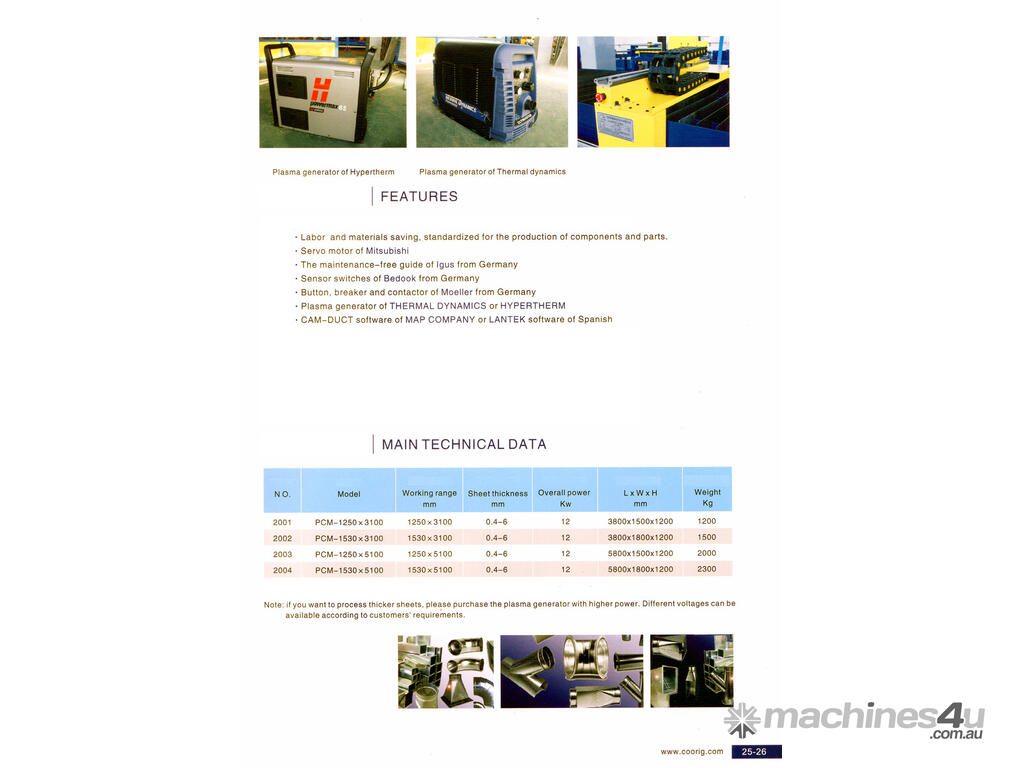 New Shaw Cut SHAW - CNC Plasma Cutter With Cam-Duct Program CNC Plasma ...