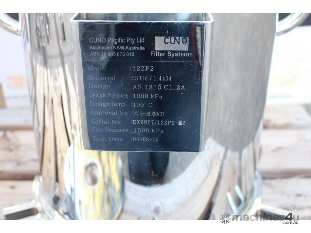 used Cuno 12ZP2 Liquid Filter Press in CONDELL PARK, NSW