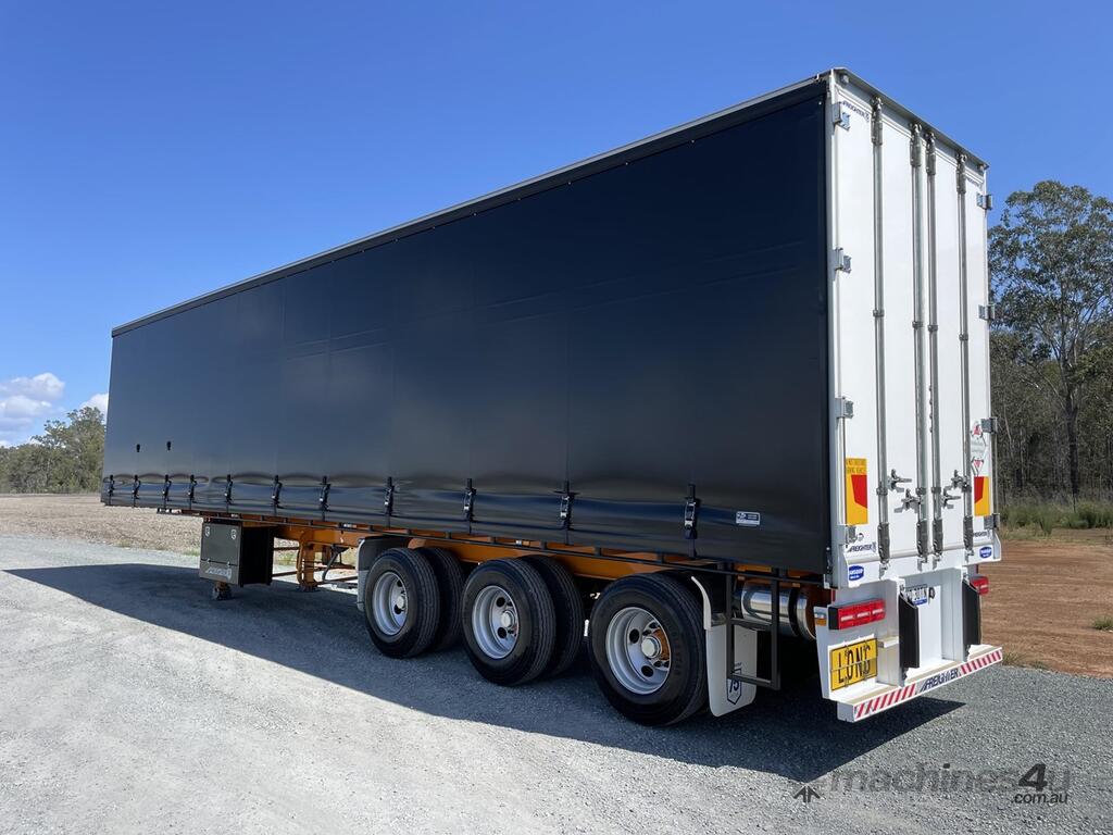 Buy Used maxi trans 2021 Maxitrans 45Ft Flat Top Curtainsider Semi Trailer Tautliner Trailer ...