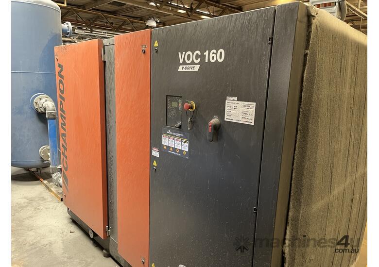 Used 2021 champion Screw Air Compressor - Champion VOC160 Screw ...