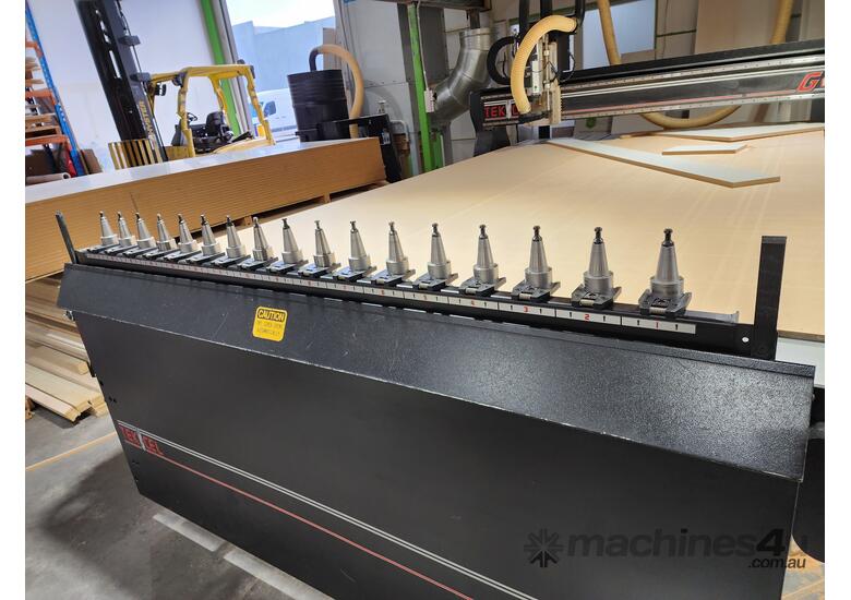 Used 2016 tekcel TEKCEL 3100 X 2100 CNC ROUTER Flatbed Nesting CNC ...