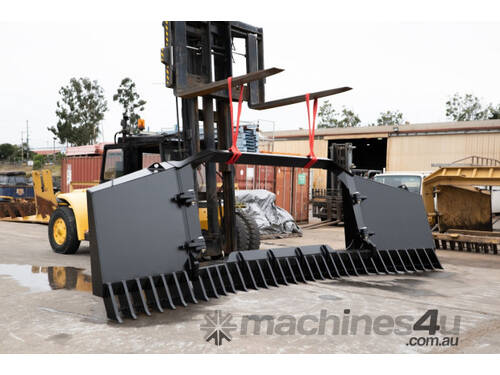 New 2022 bedrock FLAMSTEED DI FOLDING STICKRAKE Rake Attachments Skid ...