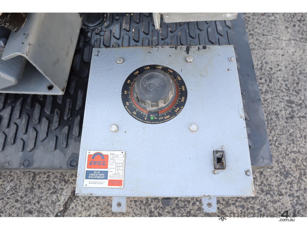 Used eriez Vibrating Vibratory Tray Feeder Screener - Eriez 55A ...