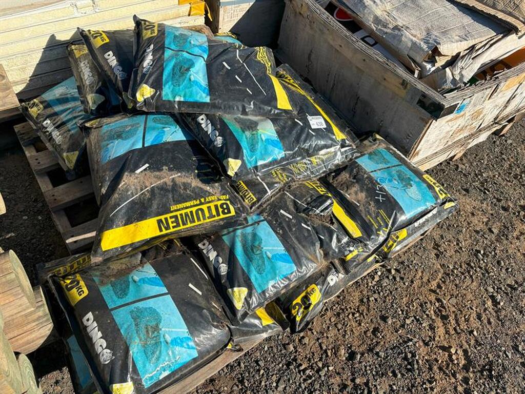 Used QTY X 1 PALLET OF BAGGED BITUMEN QTY X 1 PALLET OF BAGGED BITUMEN ...