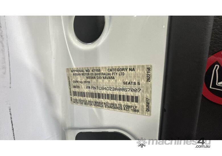 Buy Used 2020 Nissan 2020 Nissan Navara RX Diesel Utes (1069234 ...