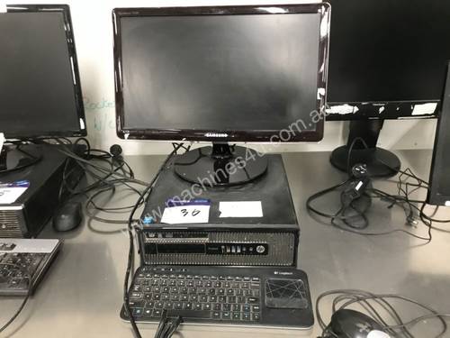 Used Hewlett Packard Hewlett Packard Desktop Computer Pro Desk with ...