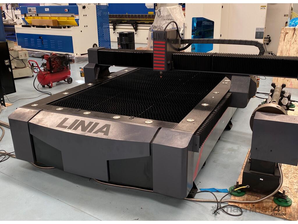 New linia LINIA CNC PLASMA CUTTING MACHINE WITH PIPE CUTTING SERVO ...