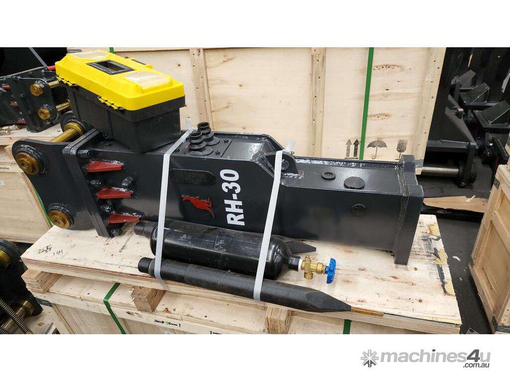 New roo attachments Excavator Hammer Rock Breaker 1 2 - 2 7Ton CAT Rock ...