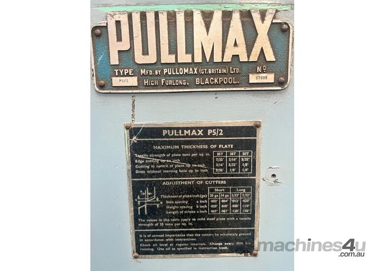 Used pullmax Pullmax P5 2 Nibbler Nibbler Shears (1124635) - Listed on ...