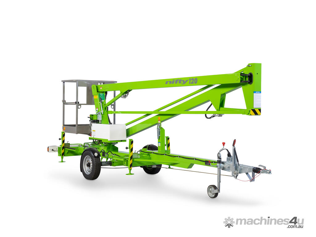 New 2024 niftylift NIFTY 120 Trailer Mounted Cherry Picker in TOMAGO, NSW
