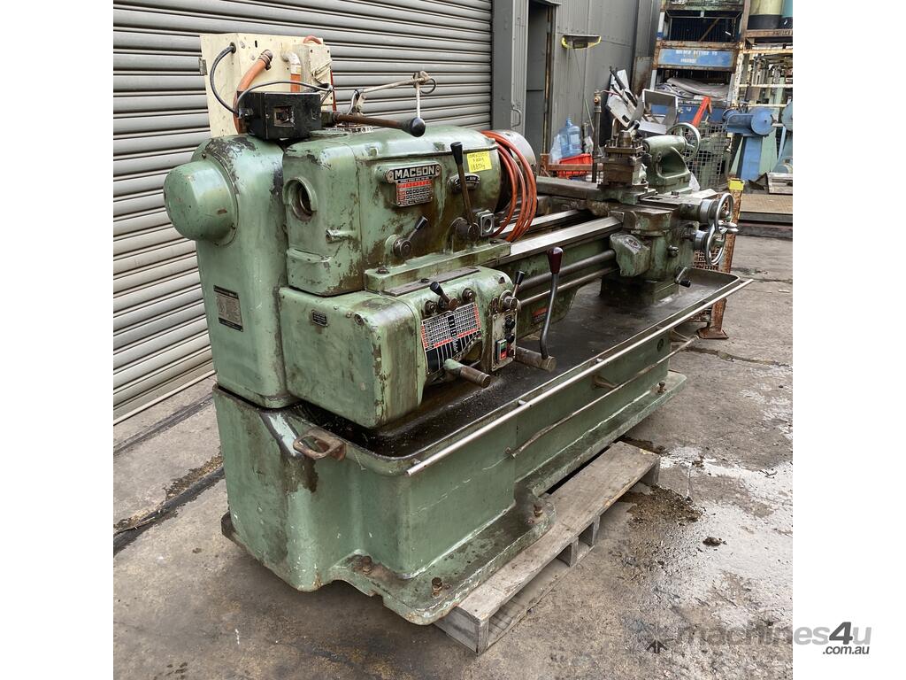 Used Macpherson Machine Tool Macson 16 inch Swing Lathe Fuerda 3 jaw ...