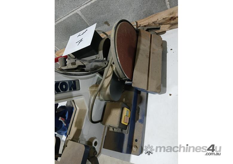 Used Not Specified Unknown Rikon Belt Disc Sander and Bench Top Vice ...