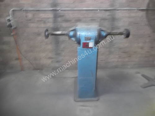 Used 1999 Maskina twin spindle 3 hp Buffer Hebco Twin spindle Buffing ...