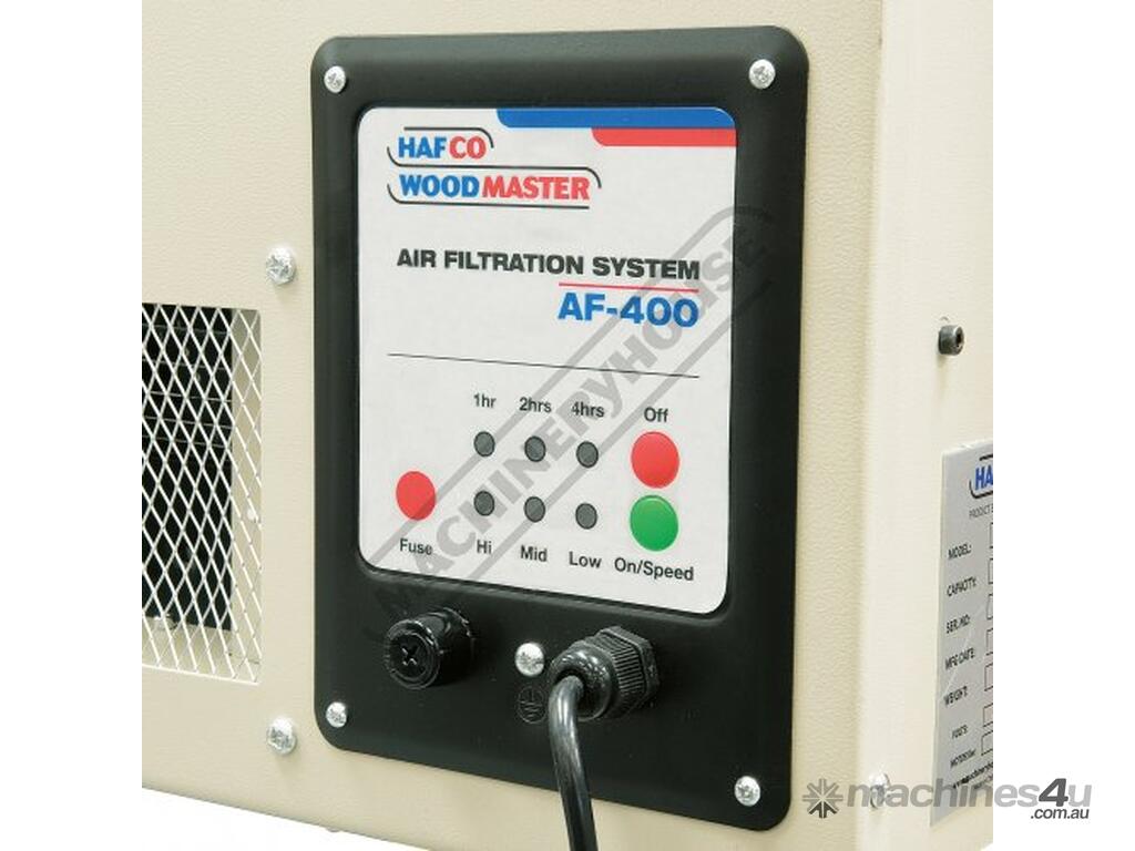 New hafco woodmaster AF-400 Two Stage Air Filtration Unit 409cfm Air ...