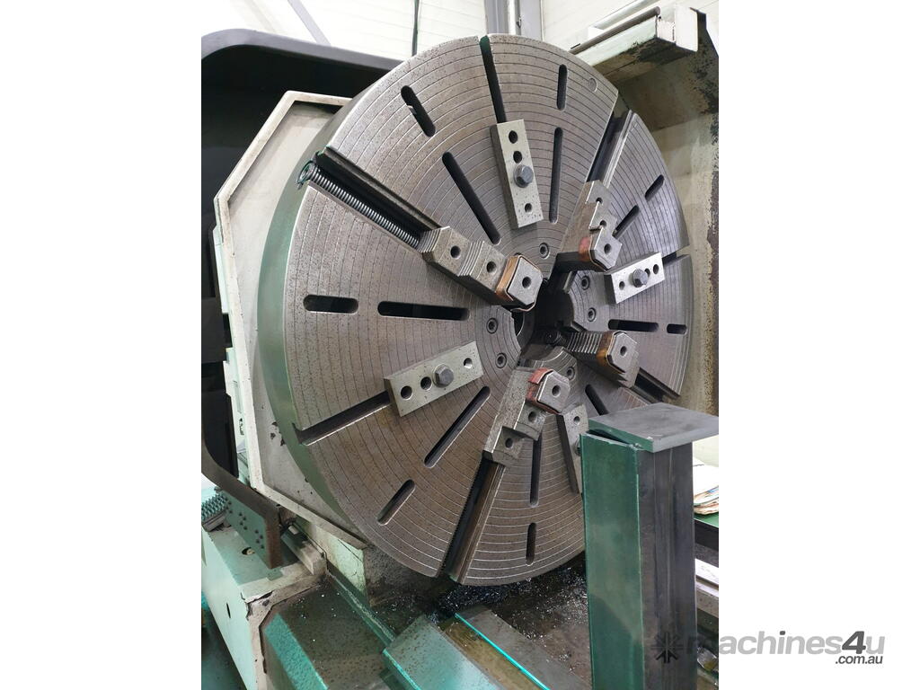 Used 2012 hankook 2012 Hankook Protec-13N x 8000 CNC Lathe CNC Lathe in ...