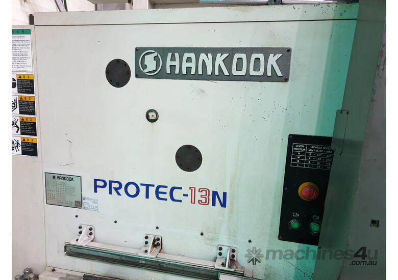 Used 2012 hankook 2012 Hankook Protec-13N x 8000 CNC Lathe CNC Lathe in ...