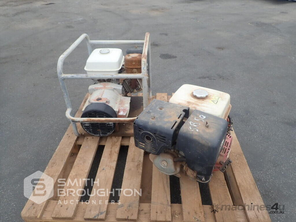 Buy Used PALLET COMPRISING OF PETROL GENERATOR HONDA ENGINE Generator ...