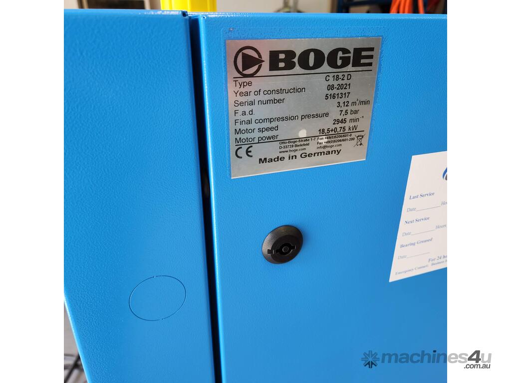 New 2021 boge C SERIES Rotary Screw Compressor (849936)